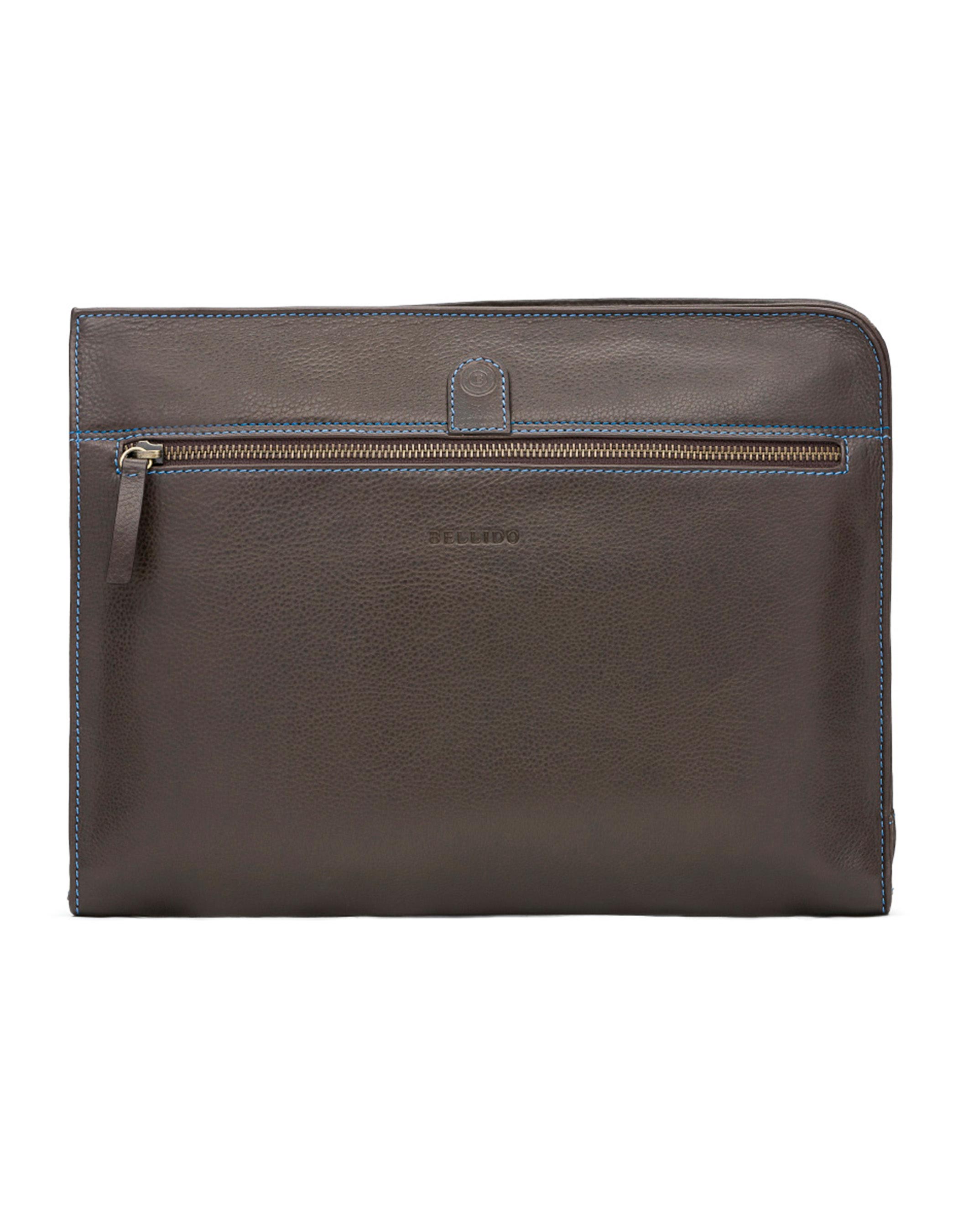 Brown document holder